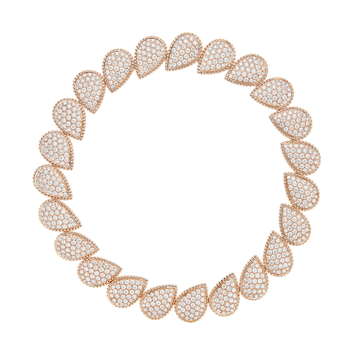 Serpent Bohème necklace, 23 motifs White Gold | Boucheron