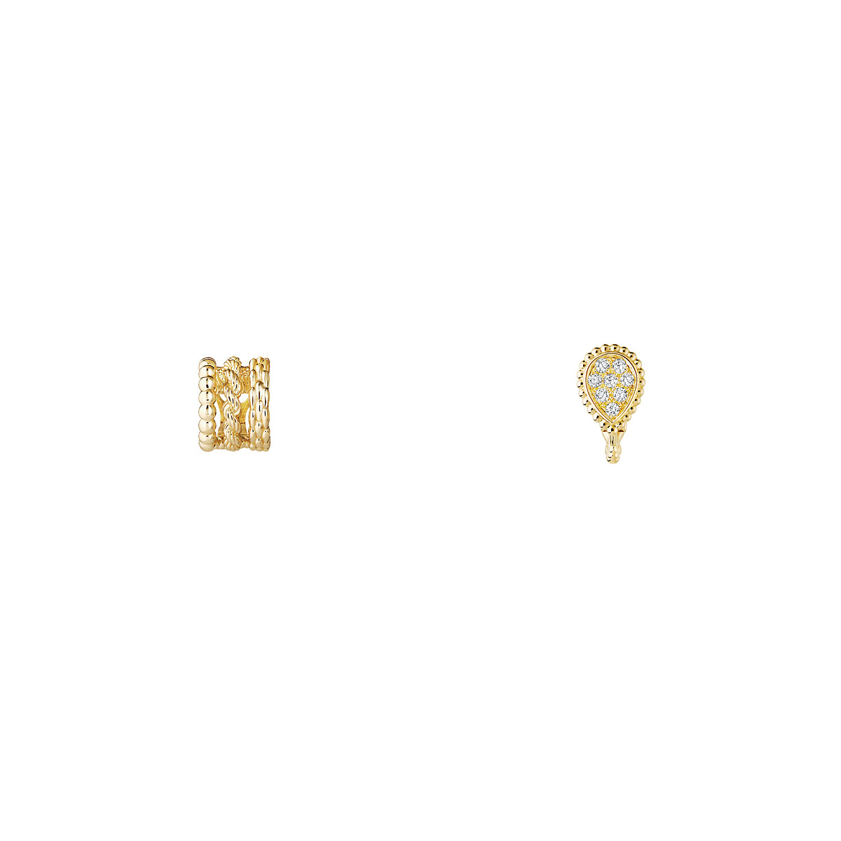 Serpent Bohème Asymmetrical Ear Clips